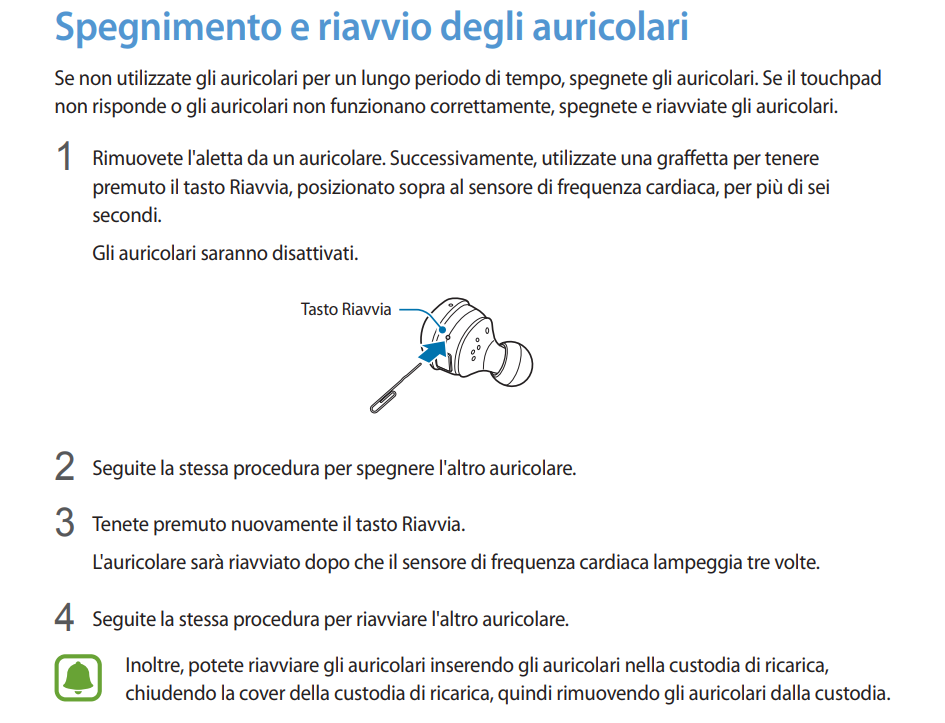 Icox X non vengono visualizzate dall'app Galaxy Wearable - Samsung ...