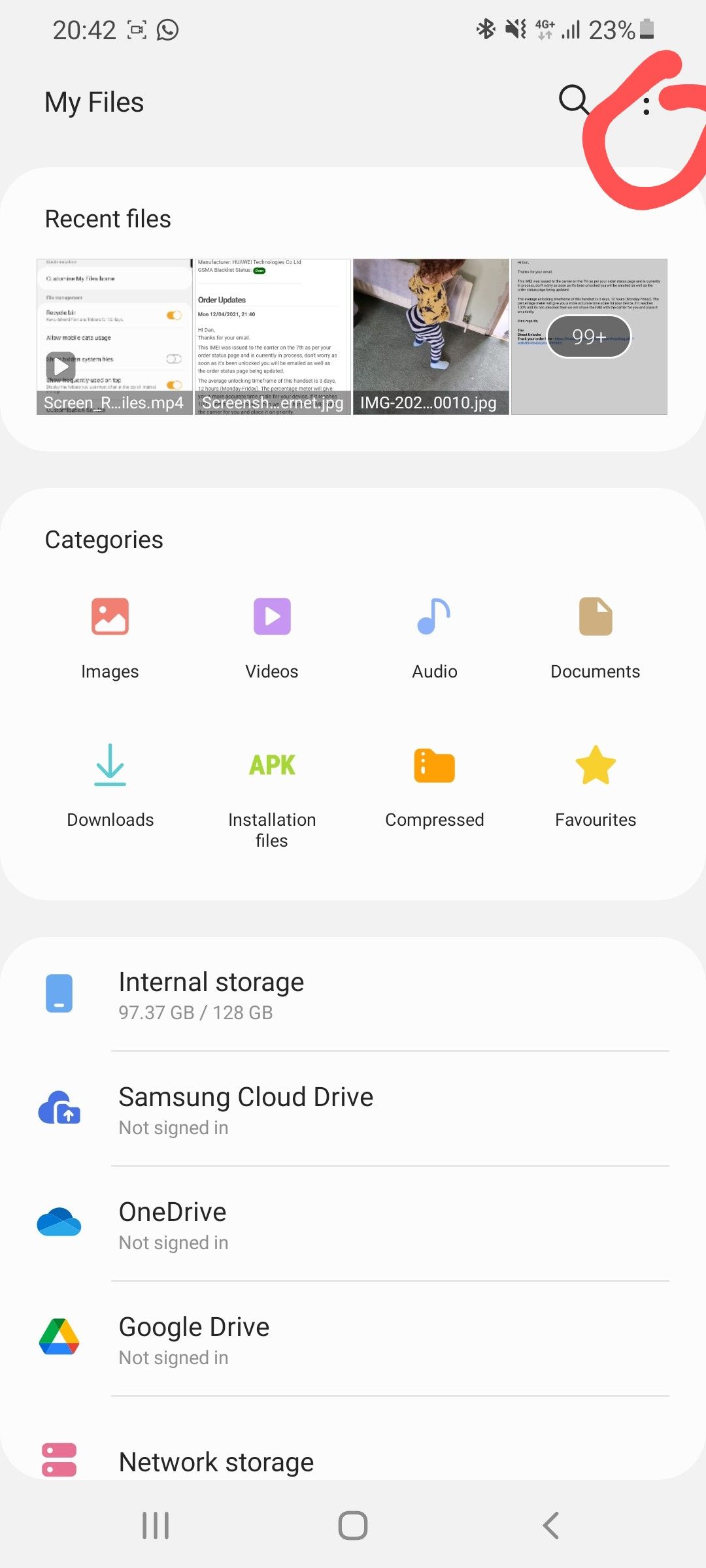 S10 Internal Memory "Other" Full - Samsung Community