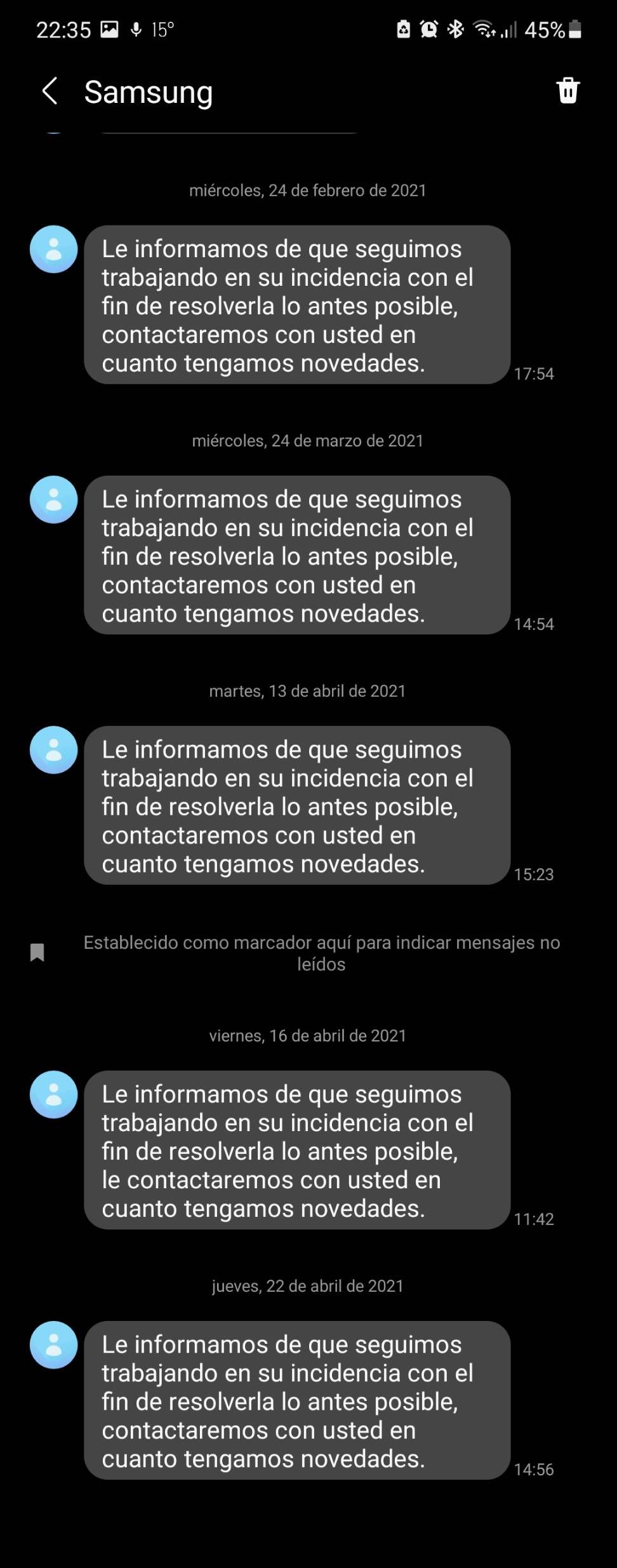 Solucionado: Servicio postventa - Samsung Community