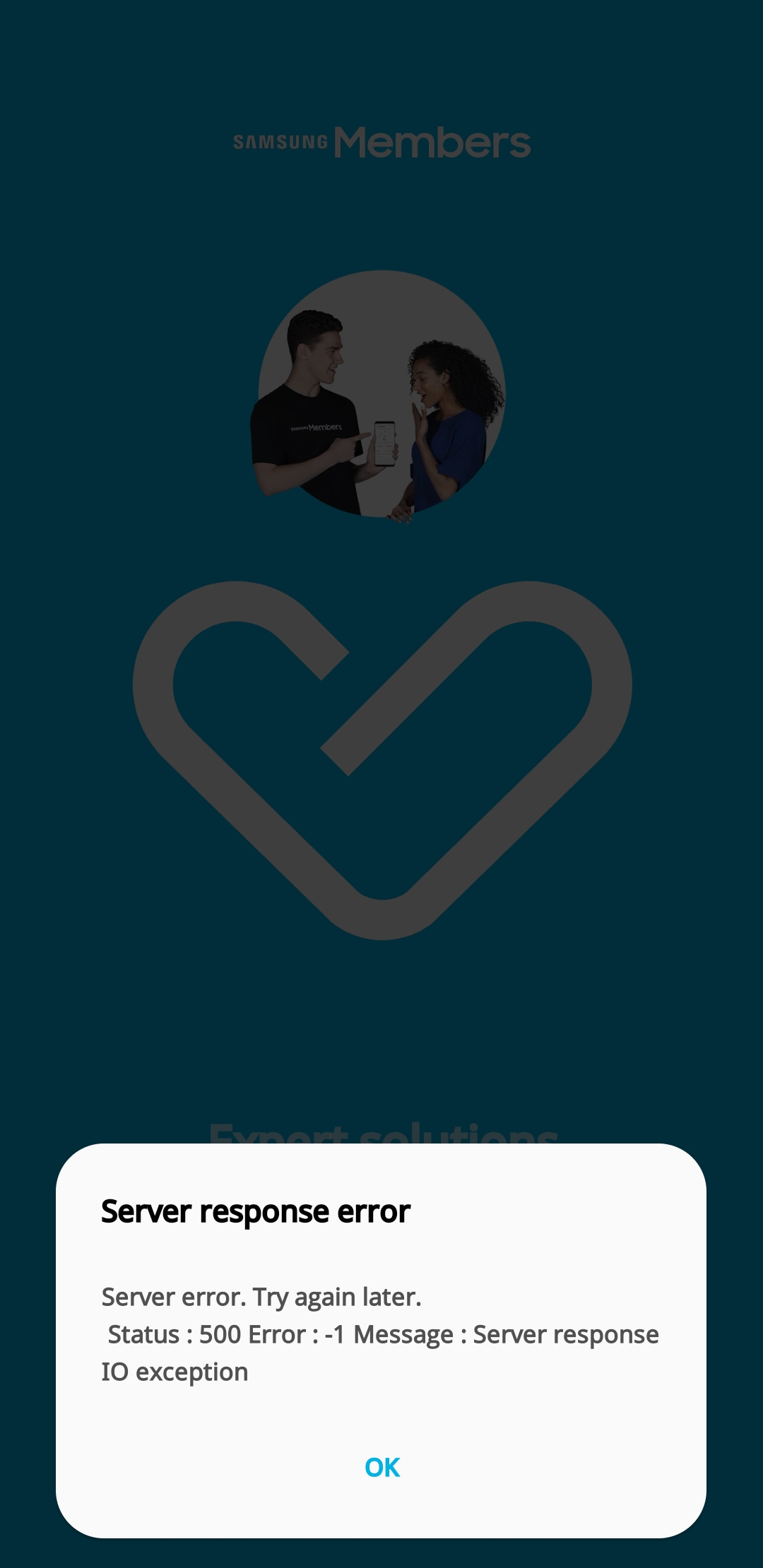 Solved: Unable to login Samsung members app - Samsung Community Solved: Unable to login Samsung members app - Samsung Community
