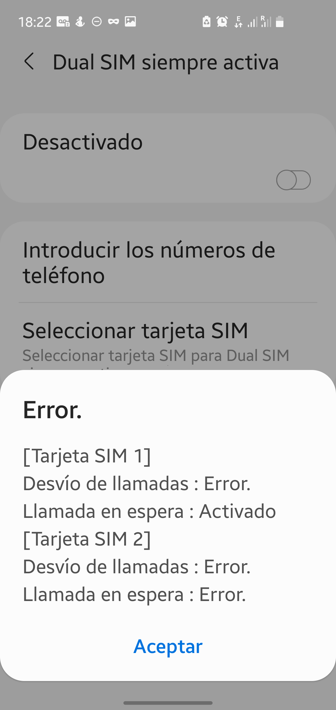 Solucionado: [Galaxy S10] Dual SIM siempre activa no funciona - Samsung ...