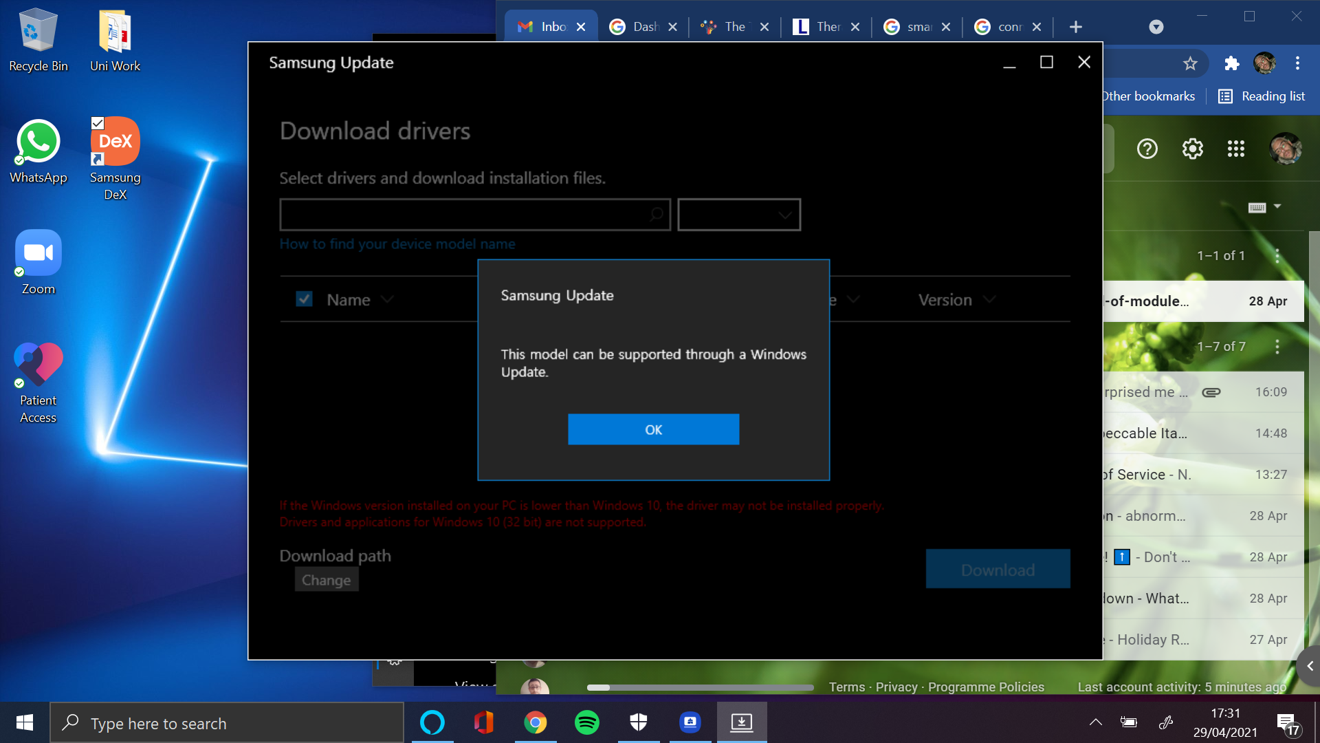 Samsung Update not working for laptop - Samsung Community