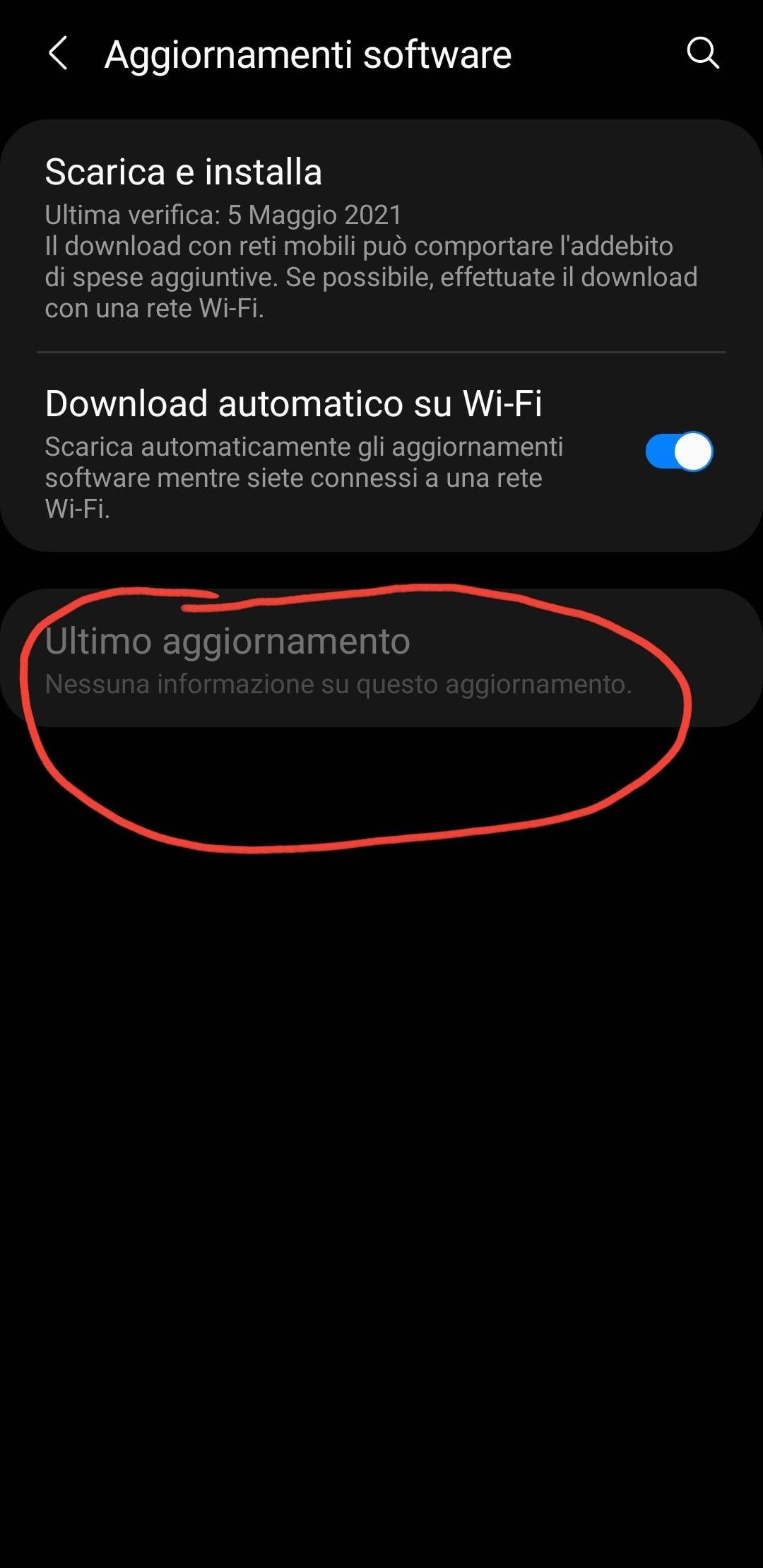 Problema connessione dati - Samsung Community