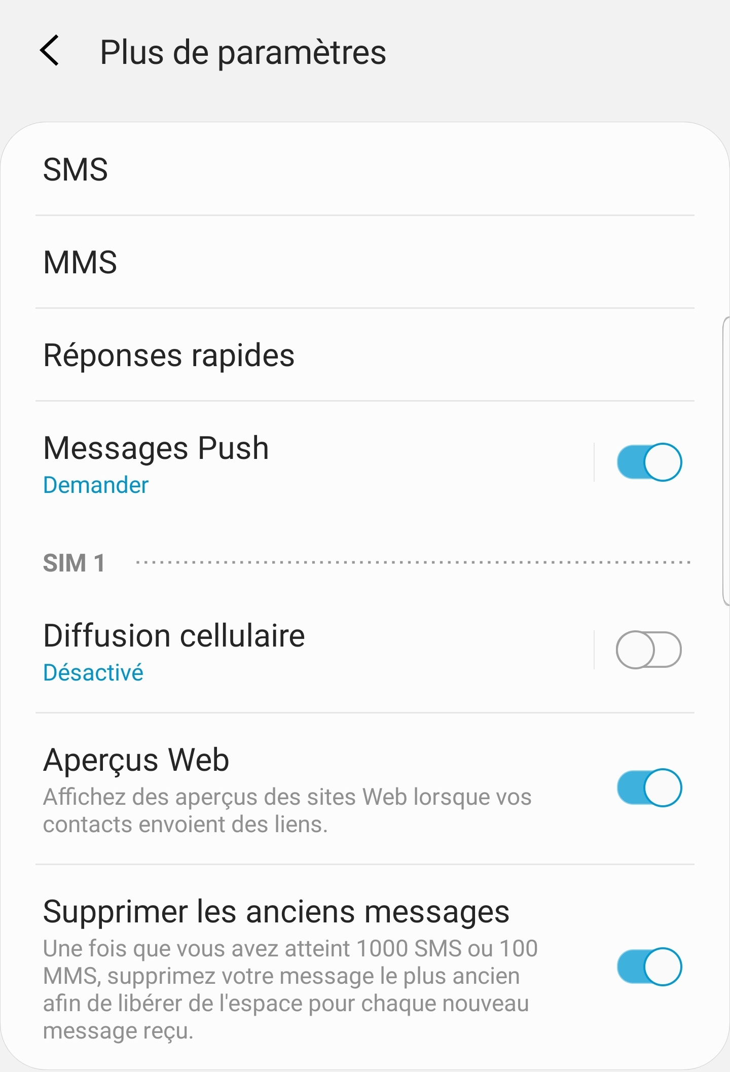 Message et fonctionnement - Samsung Community