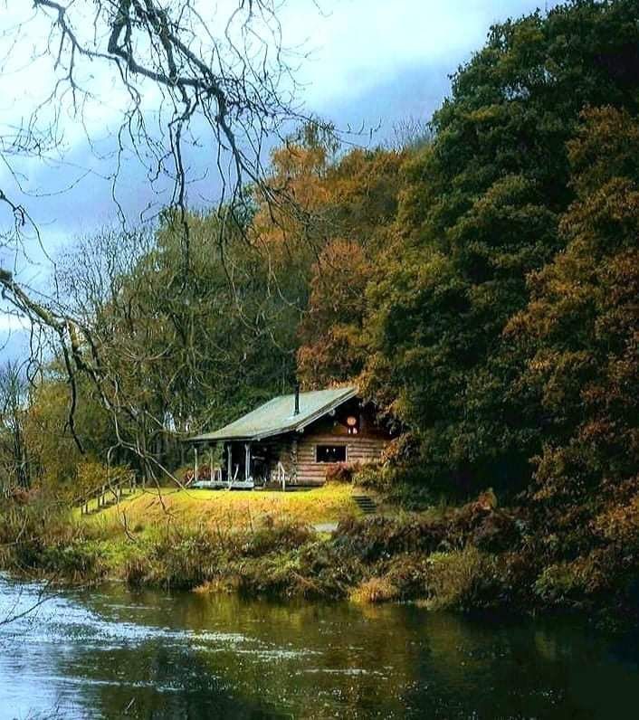 Log cabin by the river - Samsung Community