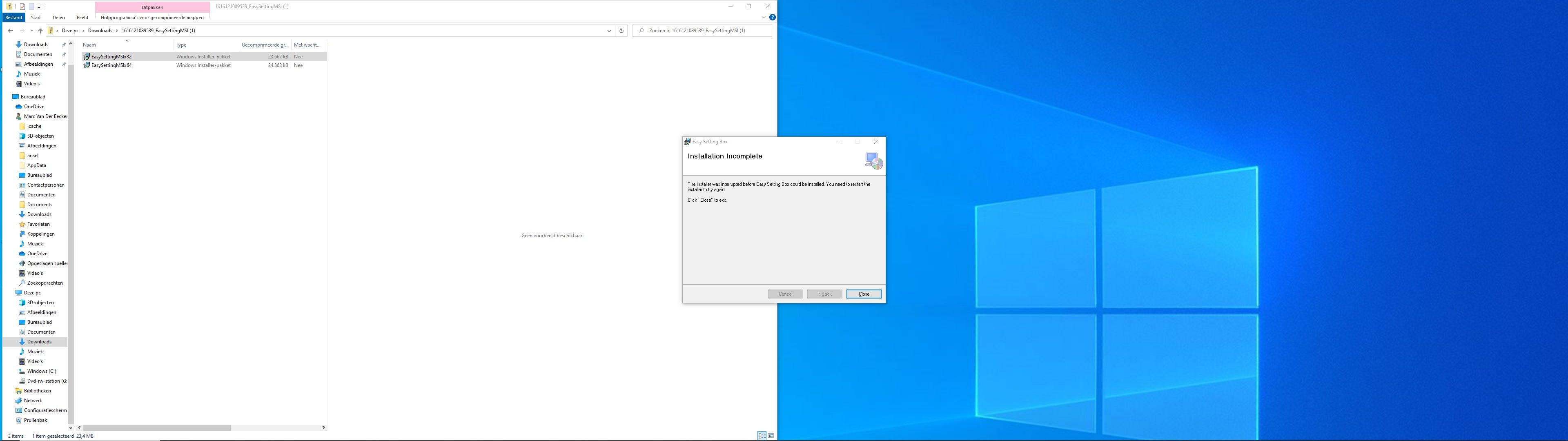 Opgelost: LC49HG90DMUXEN easy setting box - installatiefout - Samsung ...