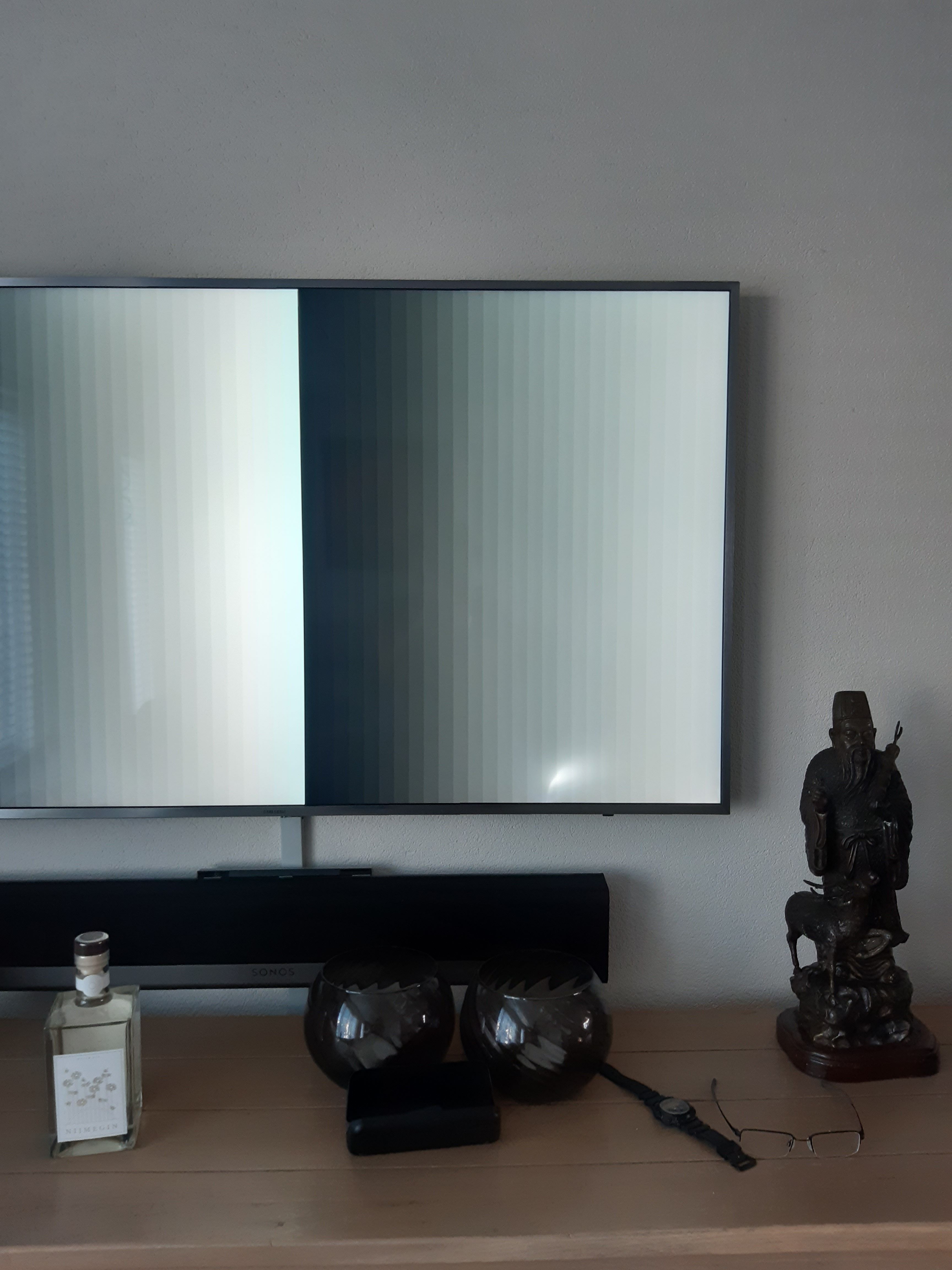 Wit scherp licht pnderin beeld - Samsung Community