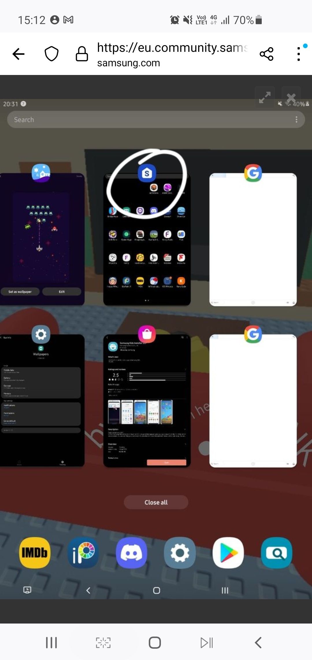 weird app thing - Samsung Community