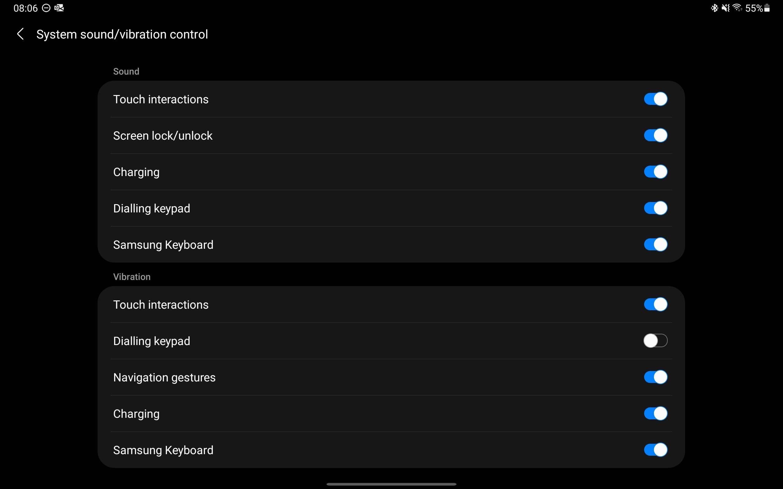 Solved: Haptic feedback, response (vibration) - Samsung Community