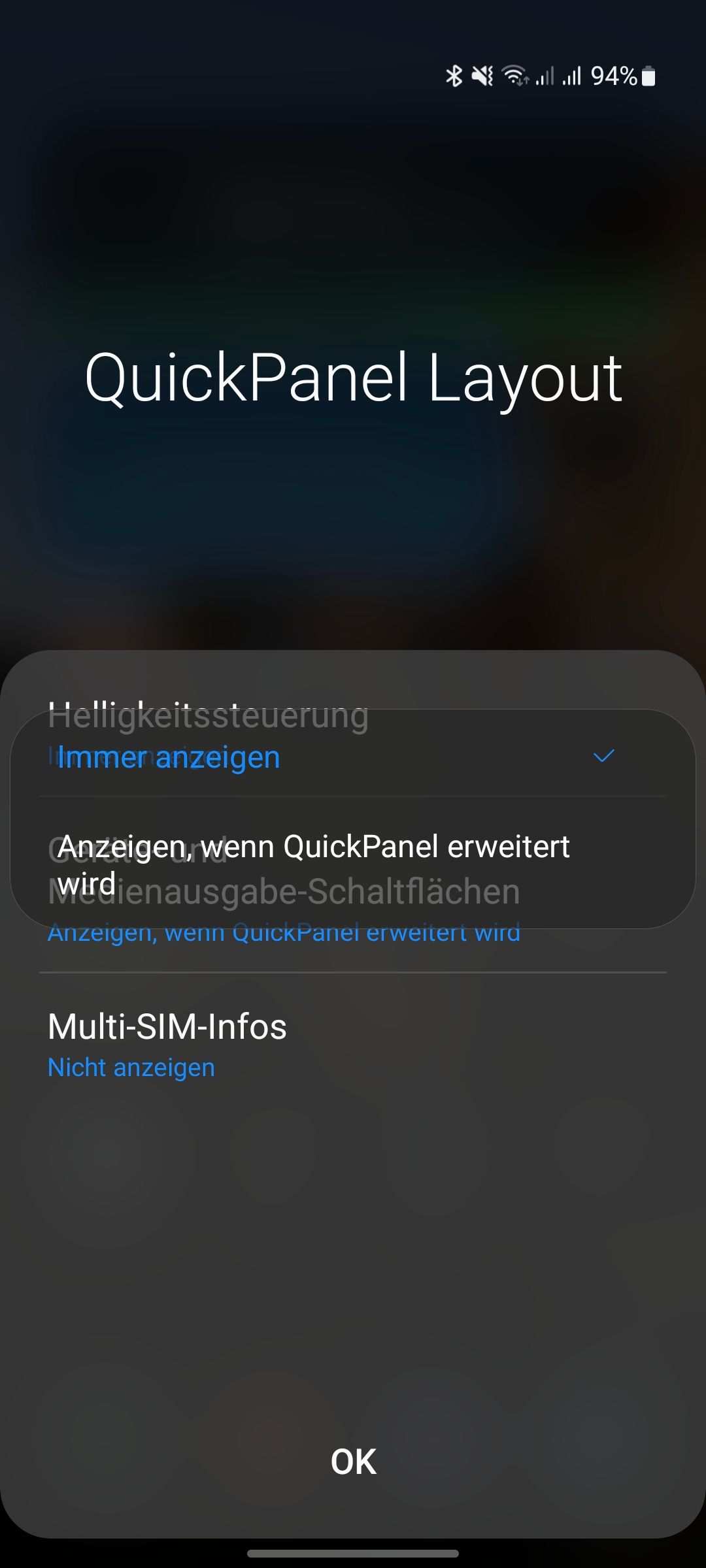 QuickPanel Einstellungen - Samsung Community