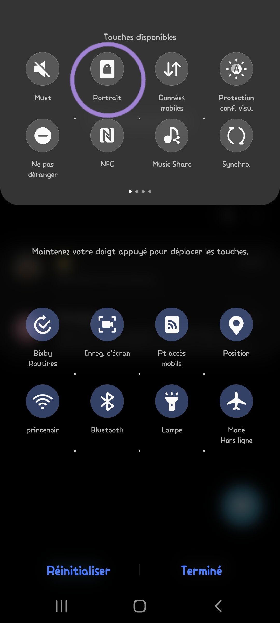 Résolu : Samsung 52 S l'icône de rotation automatique à disparu ...
