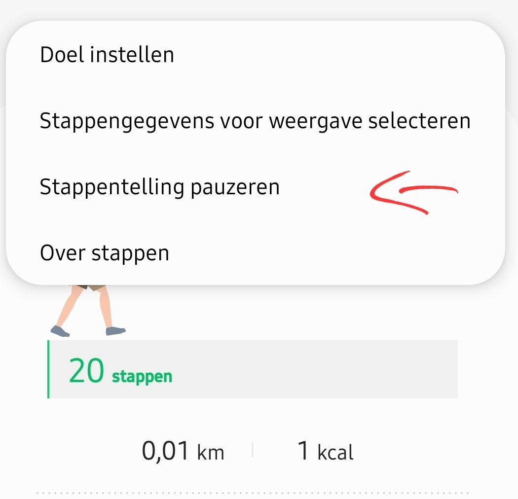 Opgelost: Stappenteller - Samsung Community