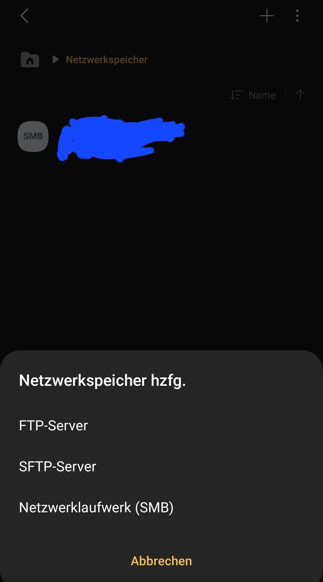 Eigene Dateien -> Netzwerk - Samsung Community