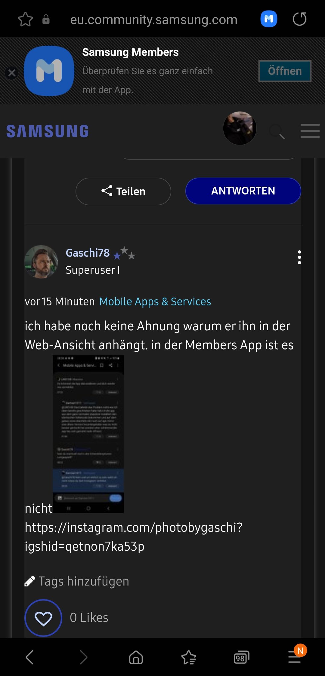Gelöst: Samsung members verbindungs fehler – Seite 4 - Samsung Community