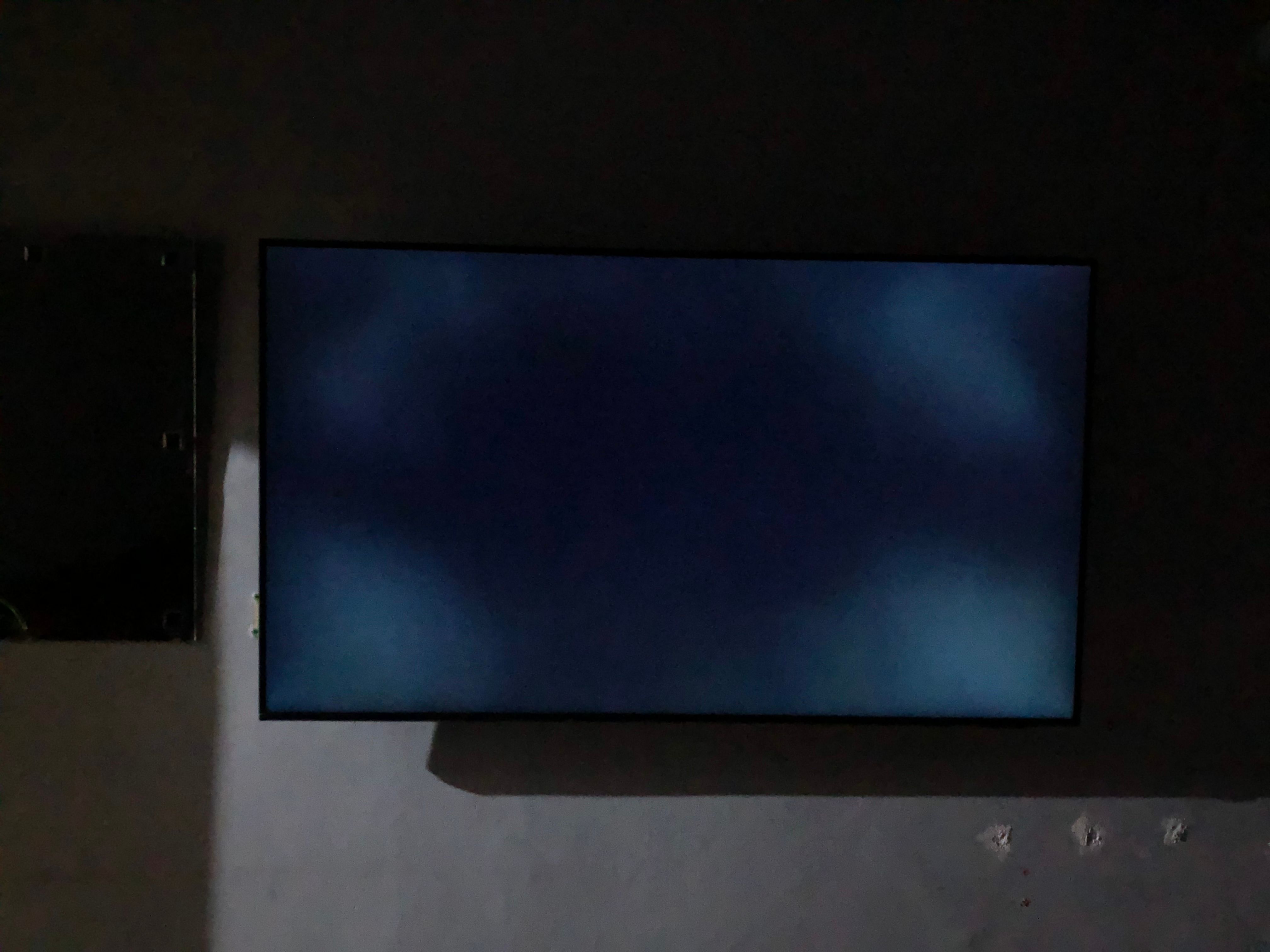 Solved: AU9000 65inch White shadows on dark screen - Samsung Community
