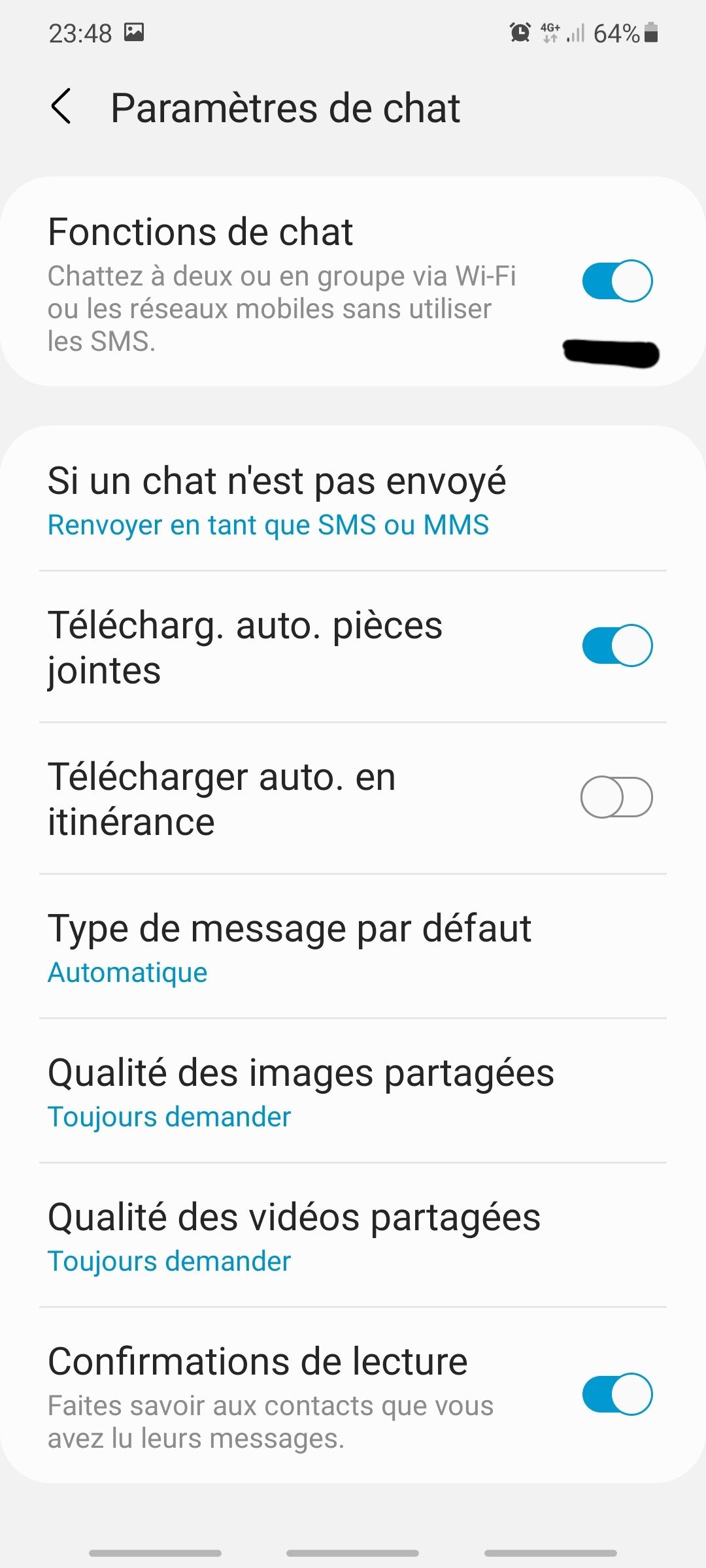 Fonctionnalité chat - Samsung Community
