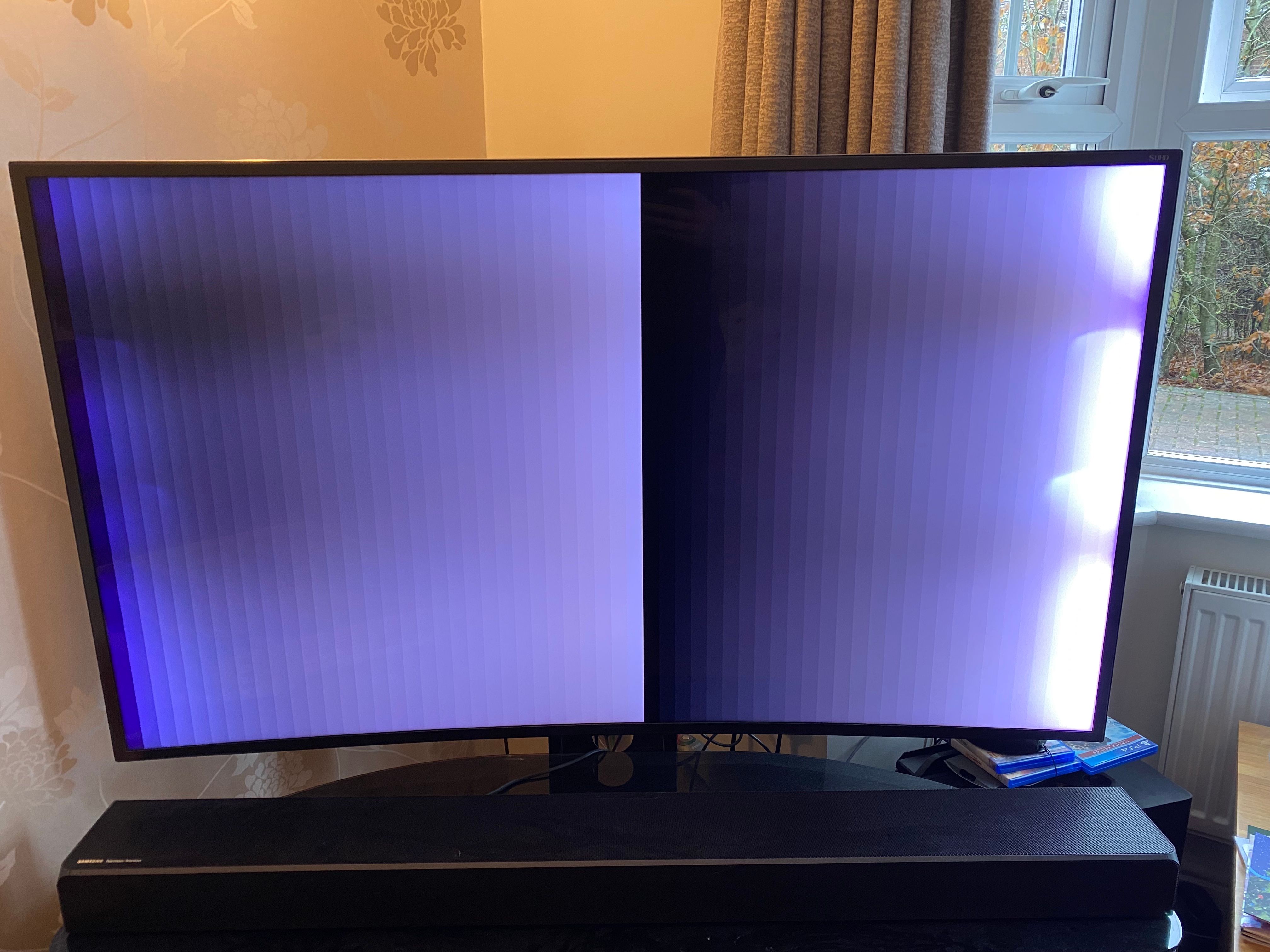 Solved: TV melting hot - screen bleeding - losing colour/contrast ...