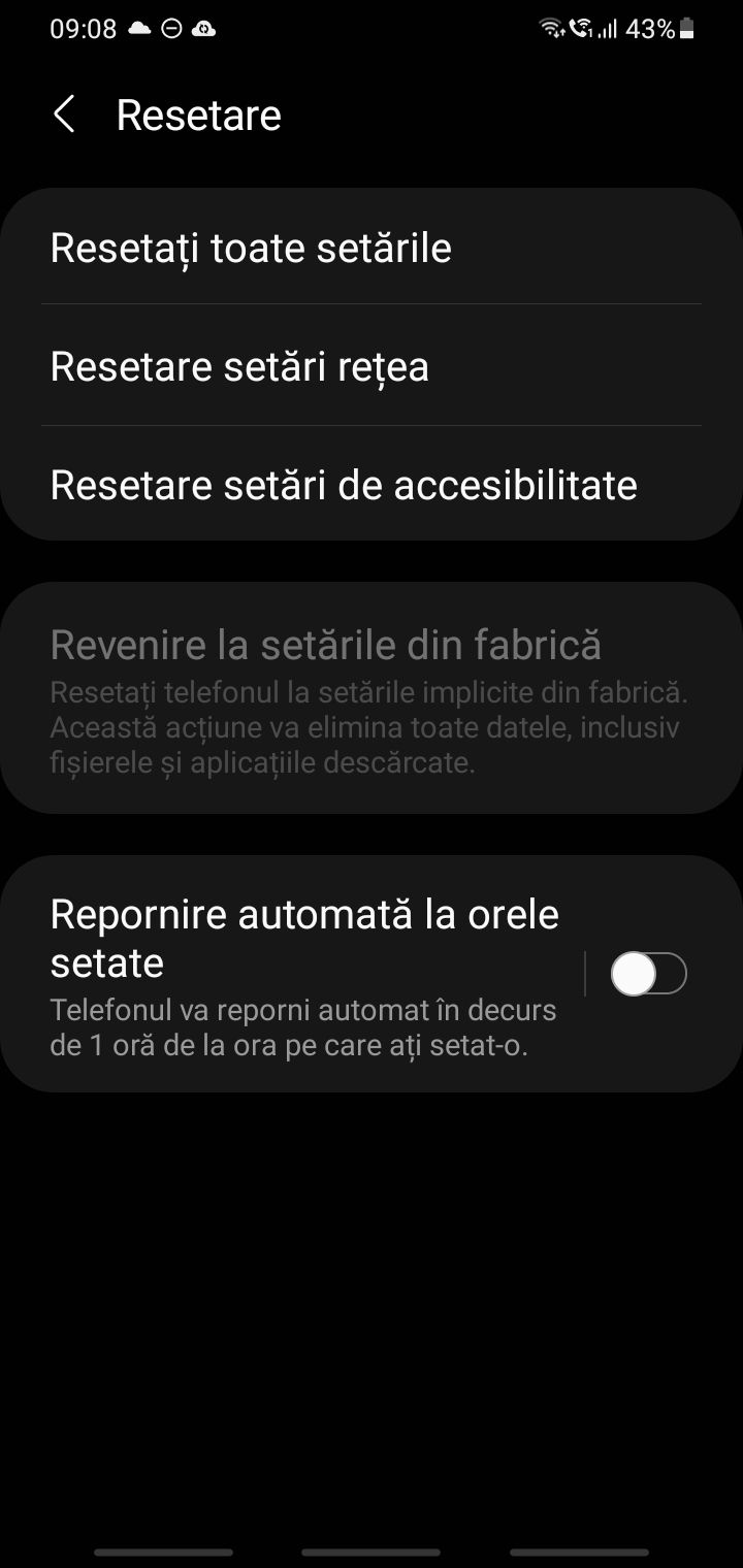 Resetare din fabrică - Samsung Community